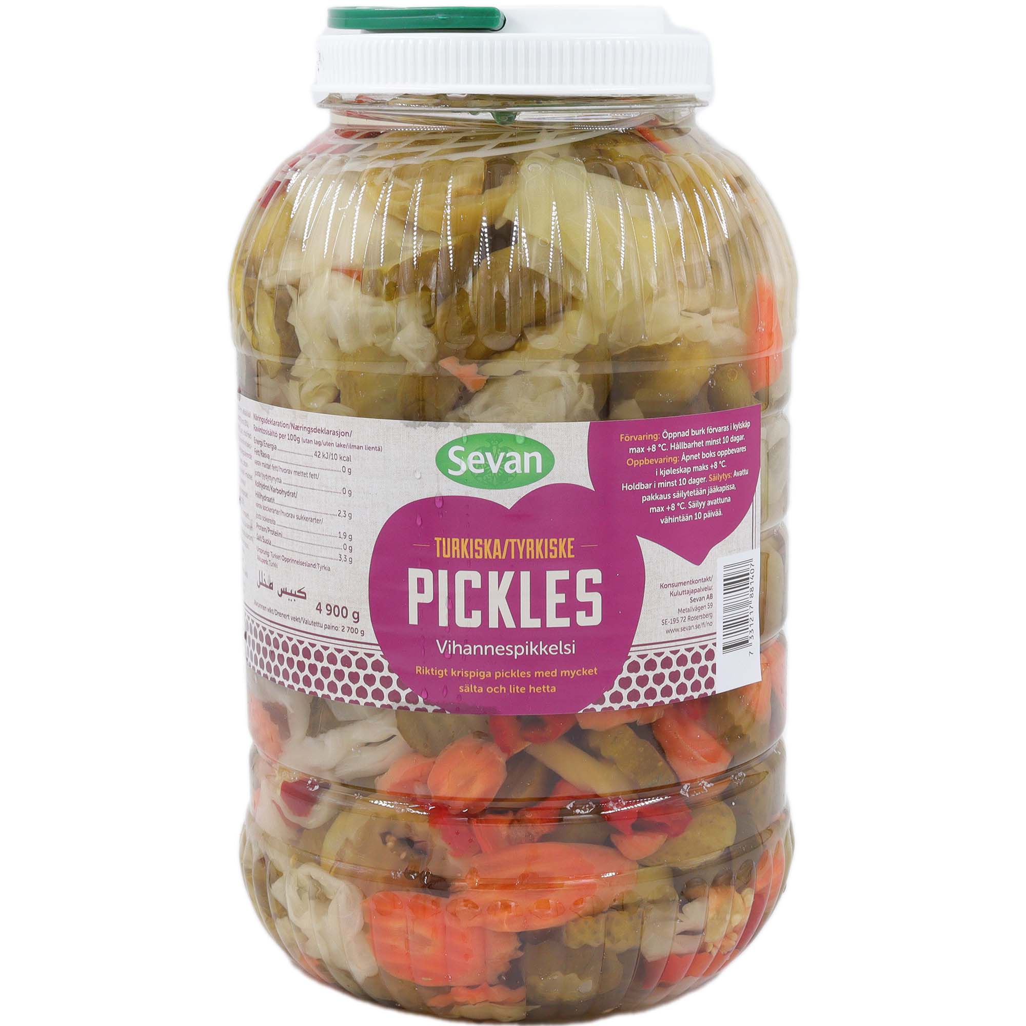 Pickles Turkiska | Sevan